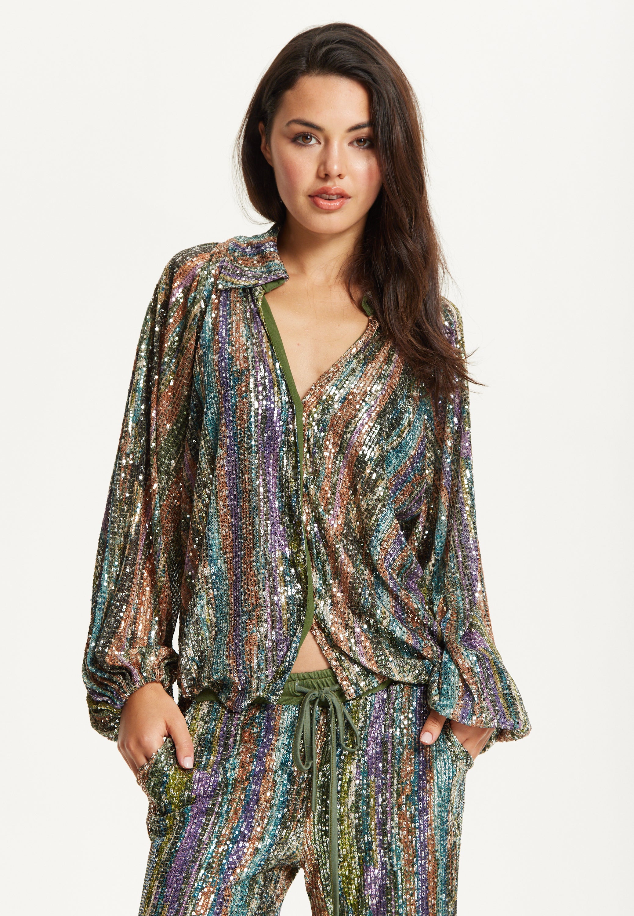 Rainbow Sequin Co-ord Set – Liquorish Online